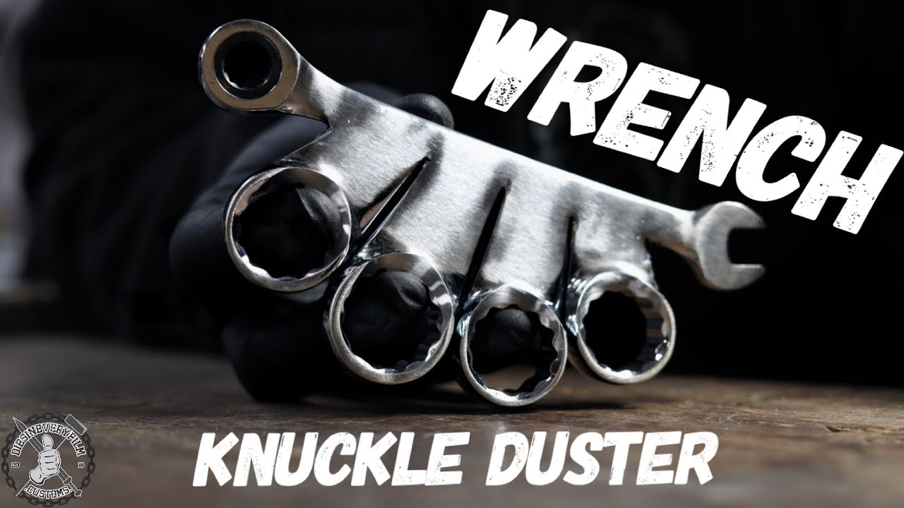Making a Knuckle Duster From Broken Wrenches - Upcycle