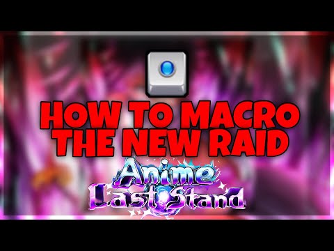 How To Macro The NEW JJK Raid In Roblox Anime Last Stand! (FREE MACRO)
