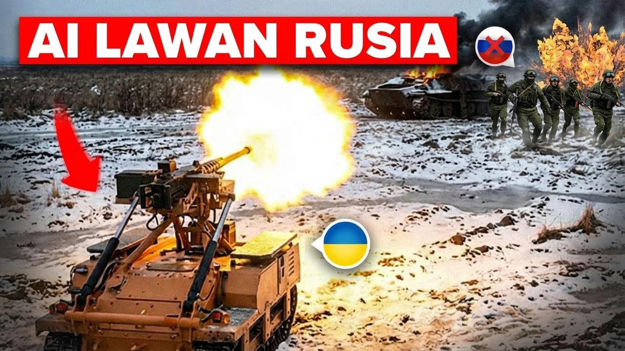 4 Kali Ukraina Kerahkan Robot Tempur ke Pasukan Rusia, Hancur Lebur!