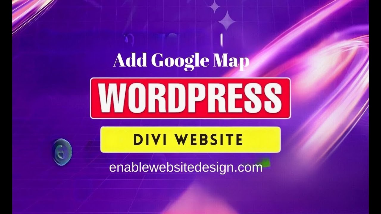 How to add google map in divi wordpress website
