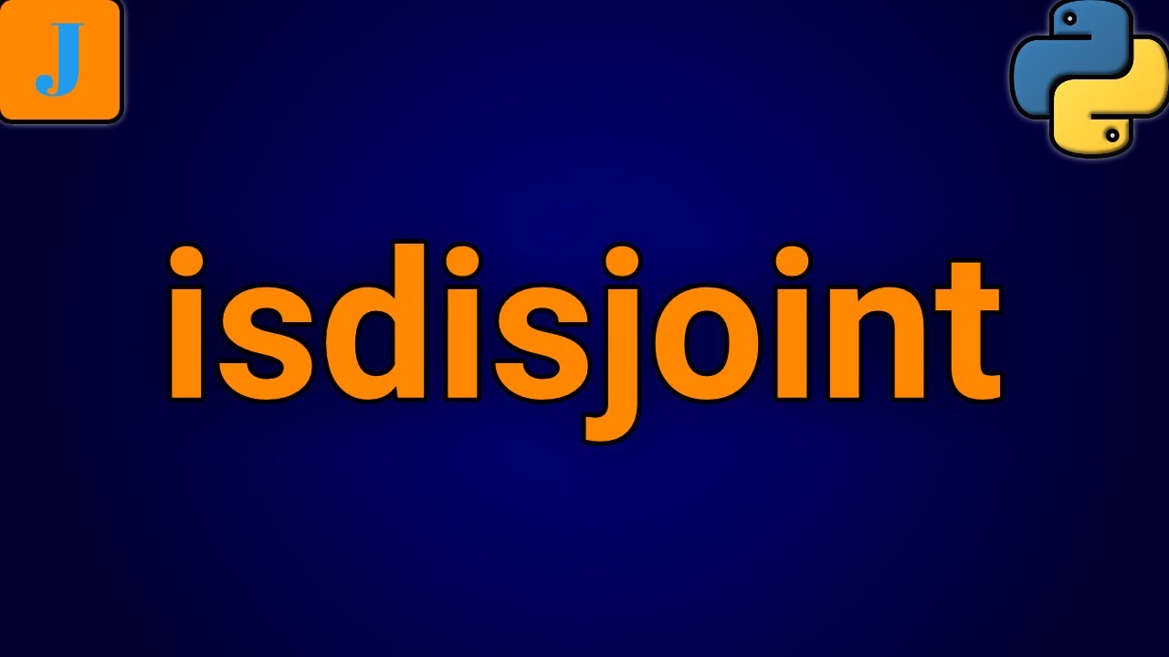 Python Set isdisjoint