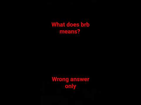 what does brb means