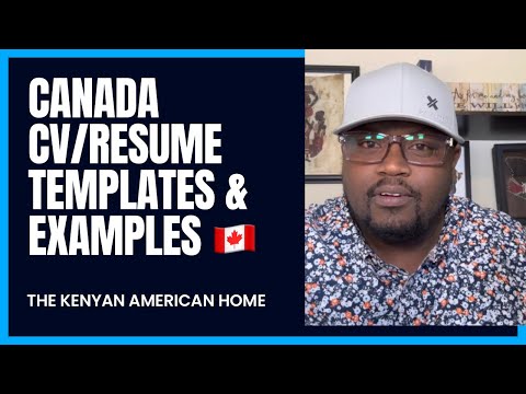 CV/Resume Templates And Examples