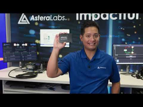 PCIe 6 Demo Featuring Aries 6 Smart Cable Modules