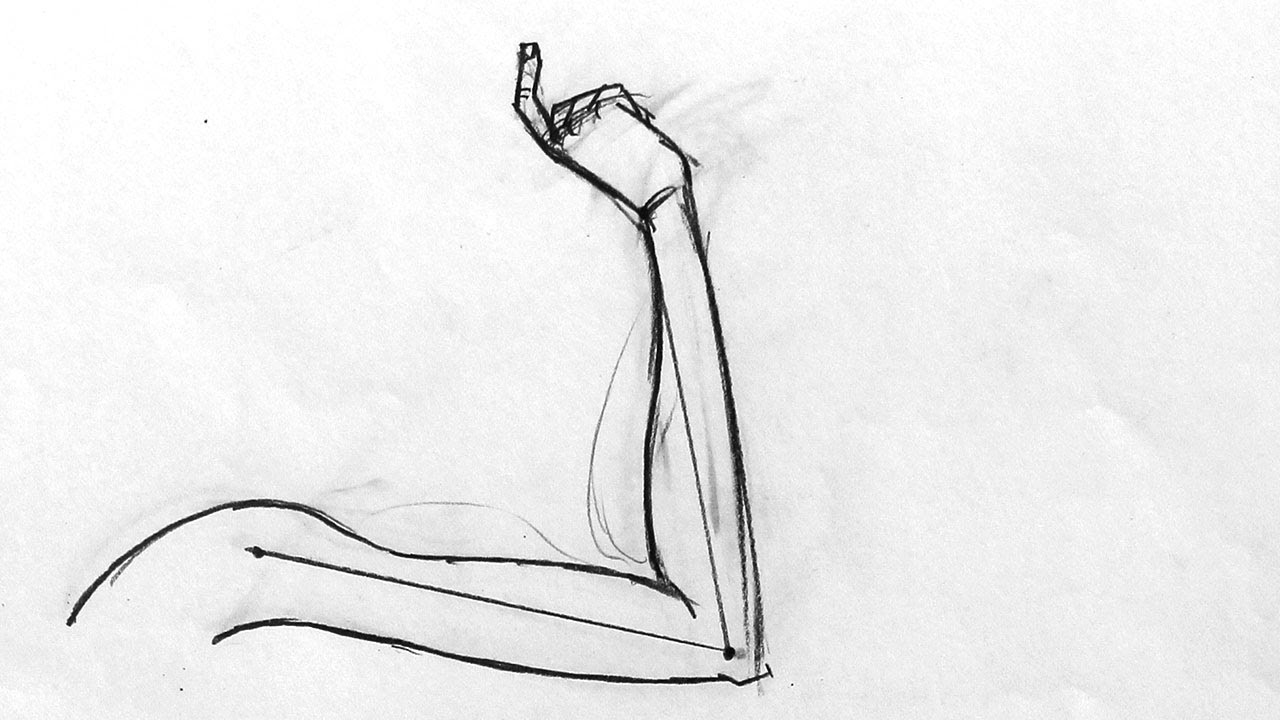Finger Point Hand Drawn Animation