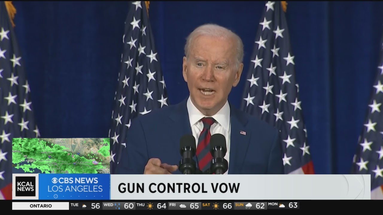 President Biden visits Monterey Park, makes gun control vow