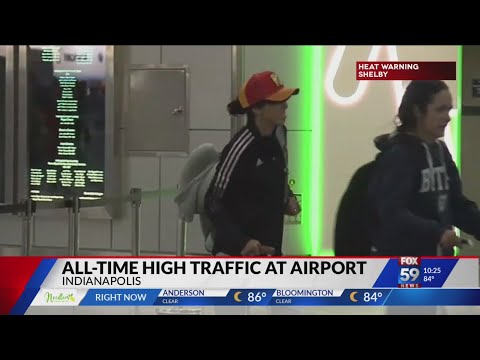Indianapolis International Airport sees record of over 4 million travelers within first half of 2023