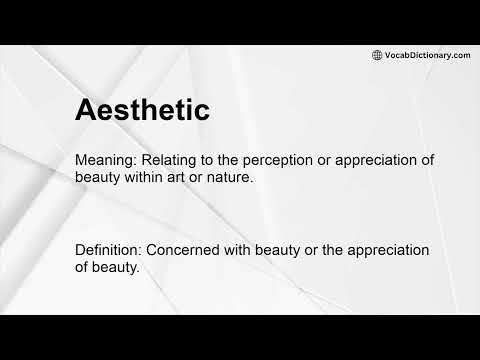 Aesthetic Meaning
