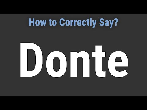 How to Pronounce Name Donte (Correctly!)