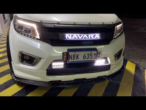 Nissan Navara NP300 Sport Edition with New Grill DRL Logo Navara