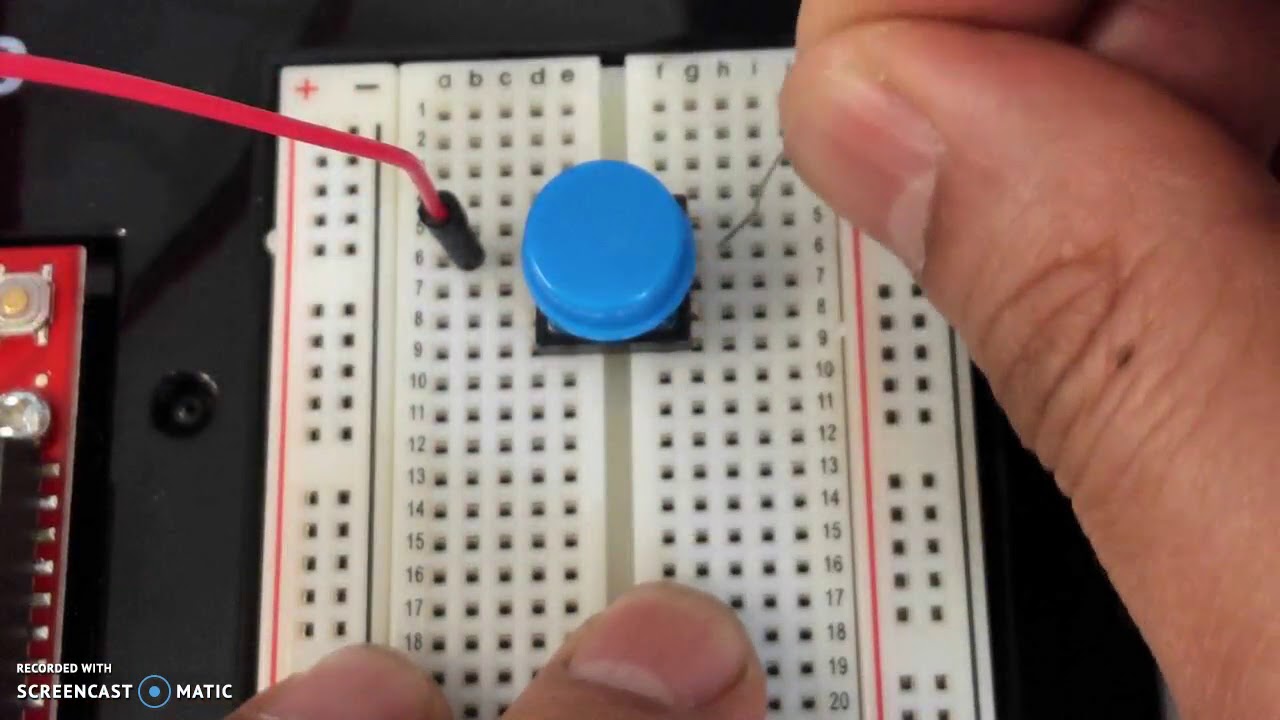 Simple Pushbutton switch in a circuit