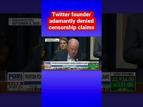THROWBACK: Twitter founder Jack Dorsey tells Congress the company wasn’t shadow banning #shorts