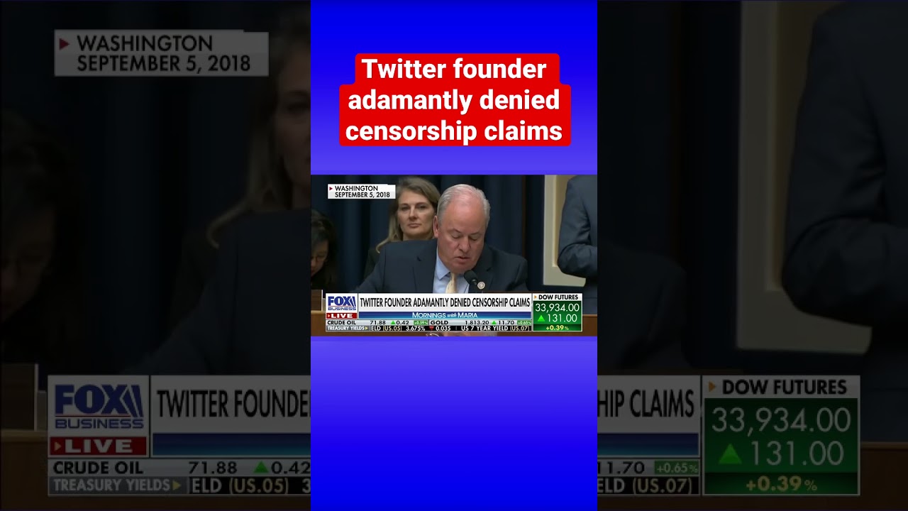 THROWBACK: Twitter founder Jack Dorsey tells Congress the company wasn’t shadow banning #shorts