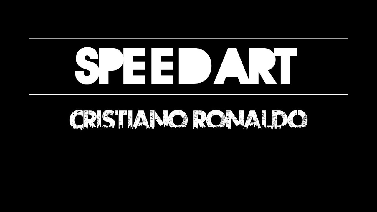 Cristiano Ronaldo - Speed Art - Desktop Background