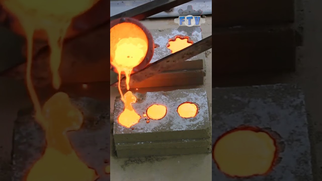 Metal Castings Failed Compilation #satisfying #asmr #metalcasting