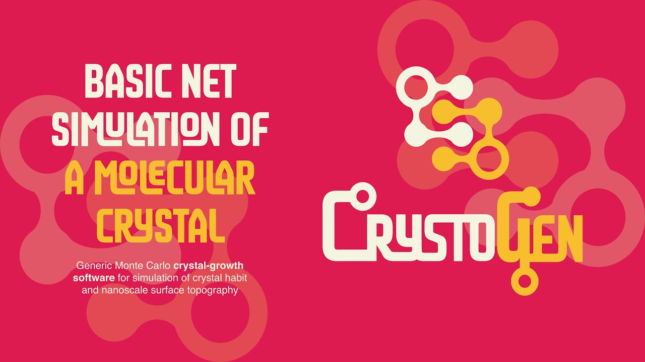 Basic Net Simulation of a Molecular Crystal