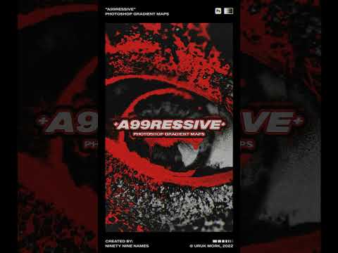 A99RESSIVE Gradient Maps Pack For Photoshop | 99 NAMES