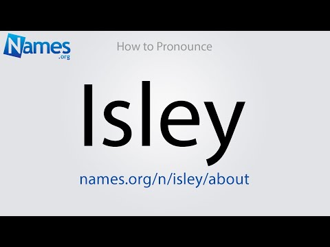 How to Pronounce Isley