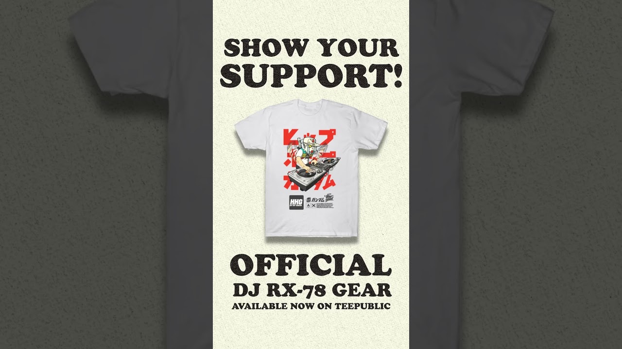 Official DJ RX-78 Gear on TeePublic