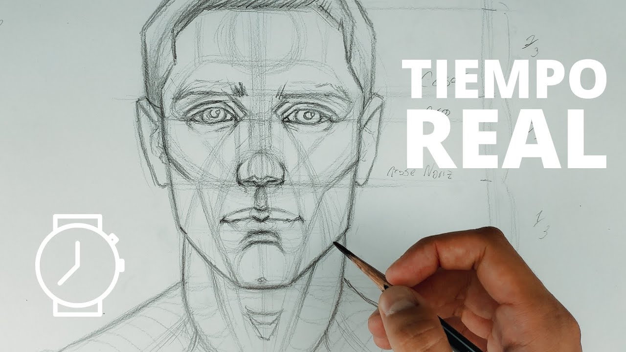 How to Draw a Face (Easy, Step by Step and Real Time)