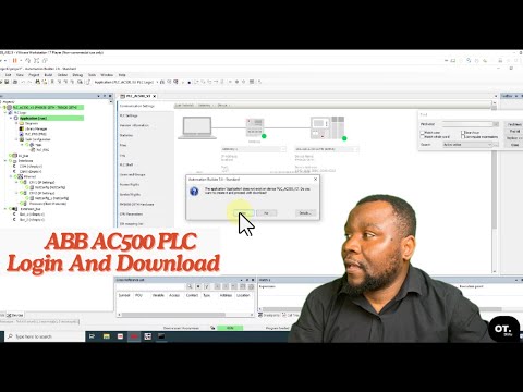 ABB AC500 PLCs: Login & Program Download Tutorial in Automation Builder (M6.2)