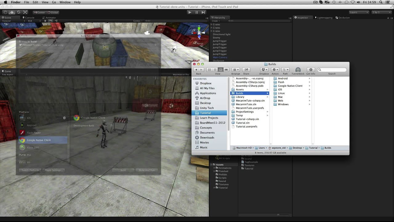 Build and Player Settings - Unity Official Tutorials