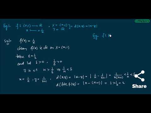 Uniform Continuity in Metric space - Introduction Video Lecture - Crash Course for Mathematics