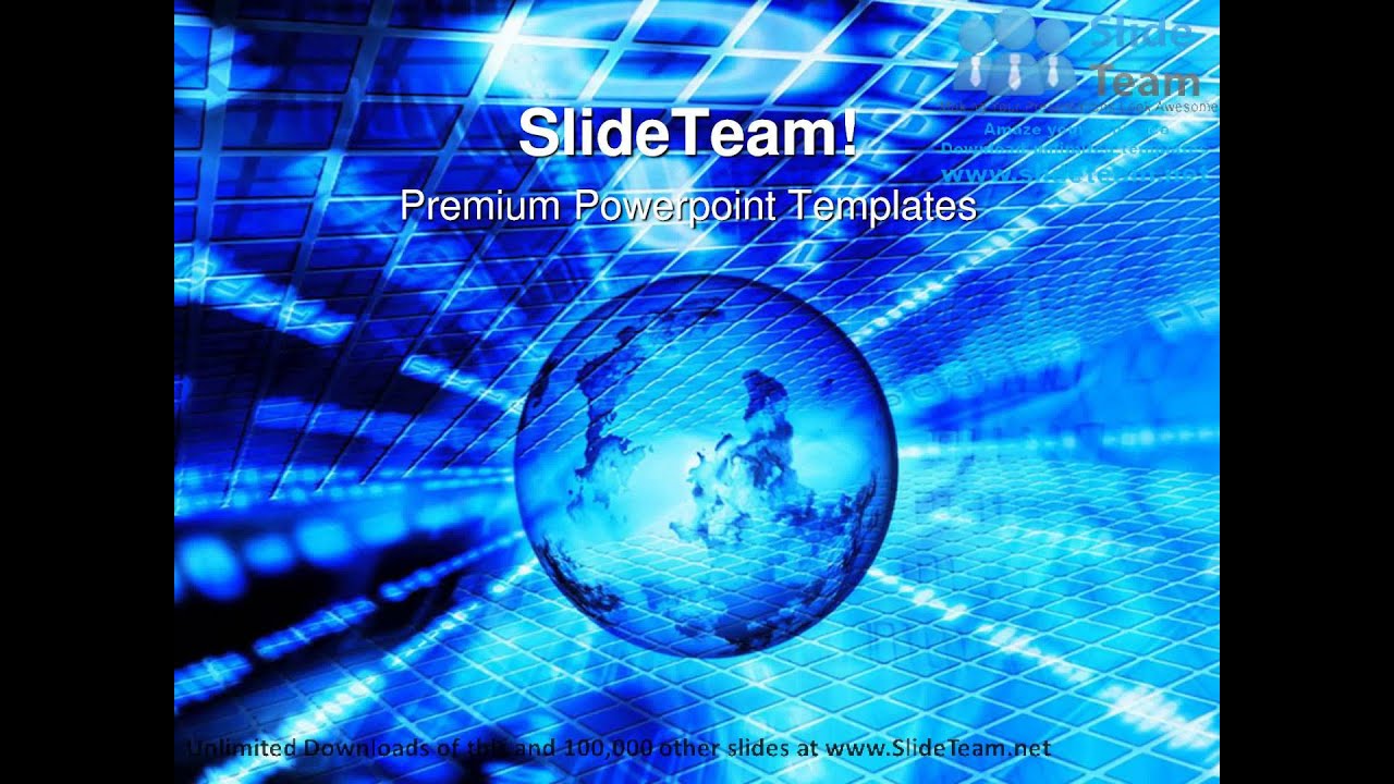 Abstract Binary World Globe PowerPoint Templates Themes And Backgrounds Graphic designs