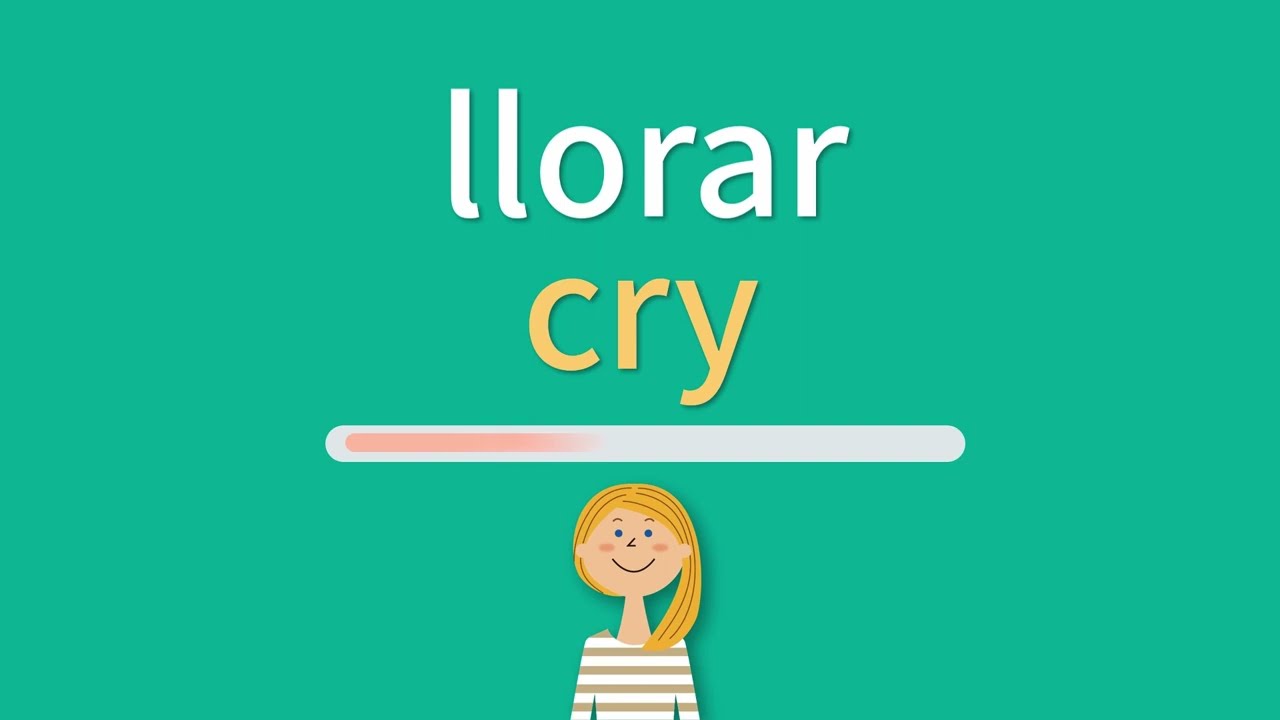 ¿Cómo lo dices llorar  en inglés?