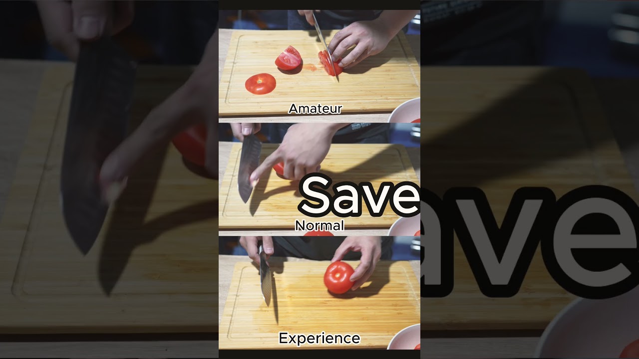 Experience kitchen hand tomato slice #short #kitchen #food #cook #chopping