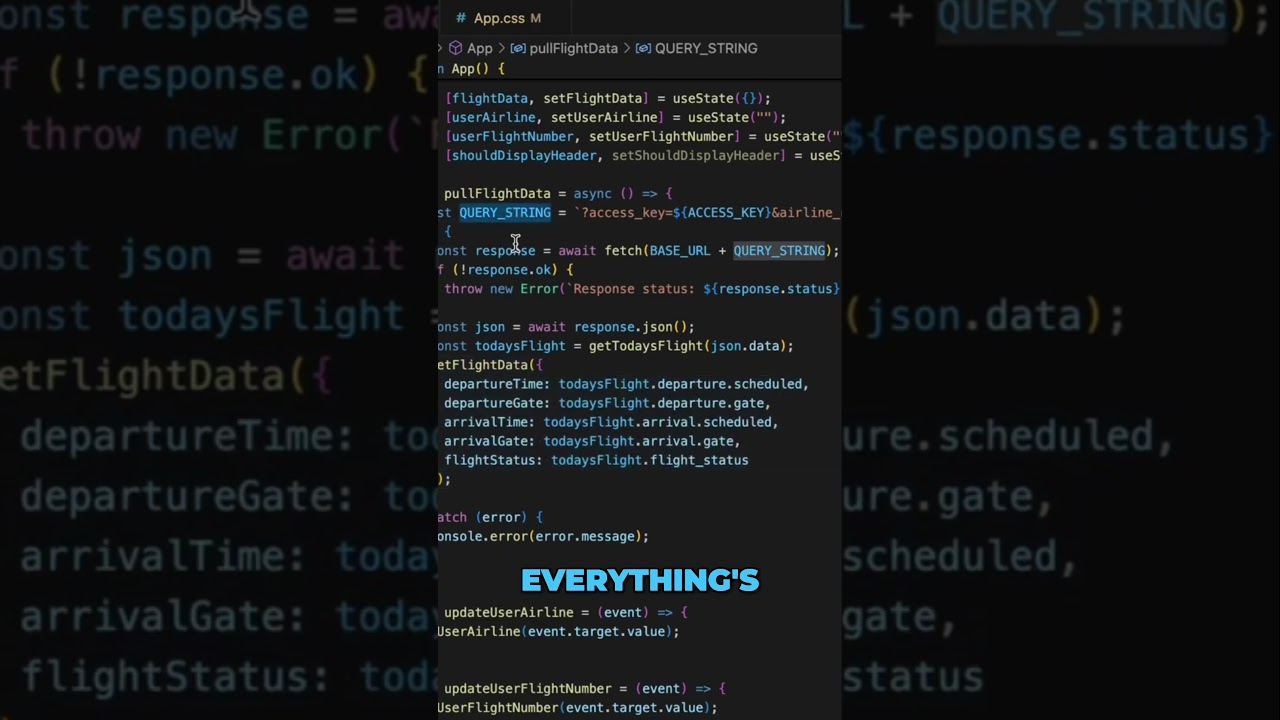 Flight Tracker App Tutorial