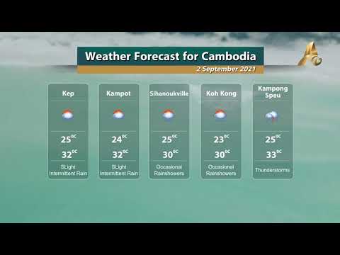 Weather Forecast for Cambodia 2 July 2021