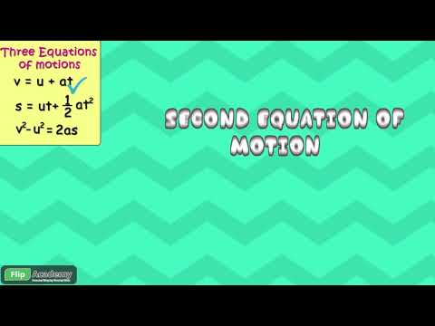 Derivation of 3 equations of motion by graphical method (Hindi) Video ...