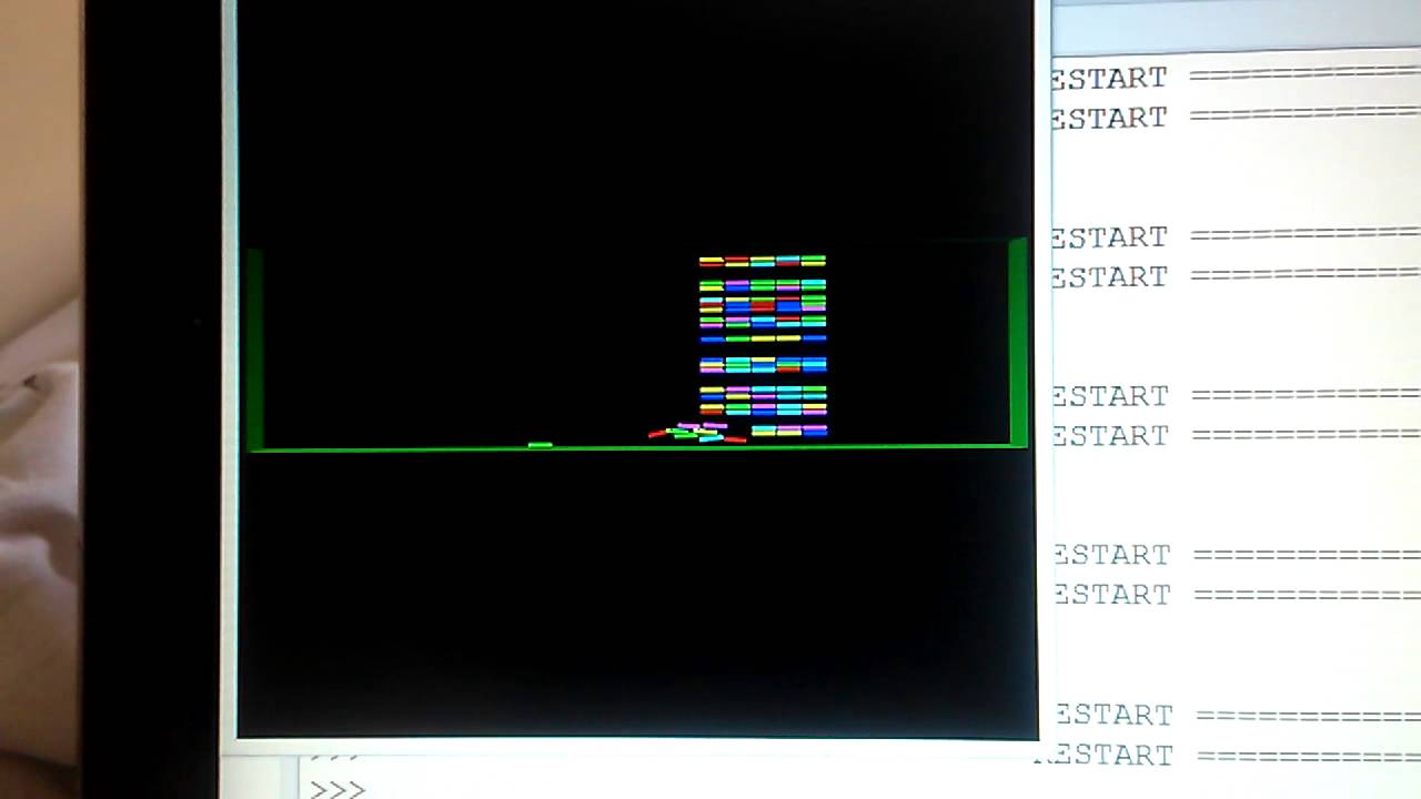 Collision simulation with Python, vPython and NumPy
