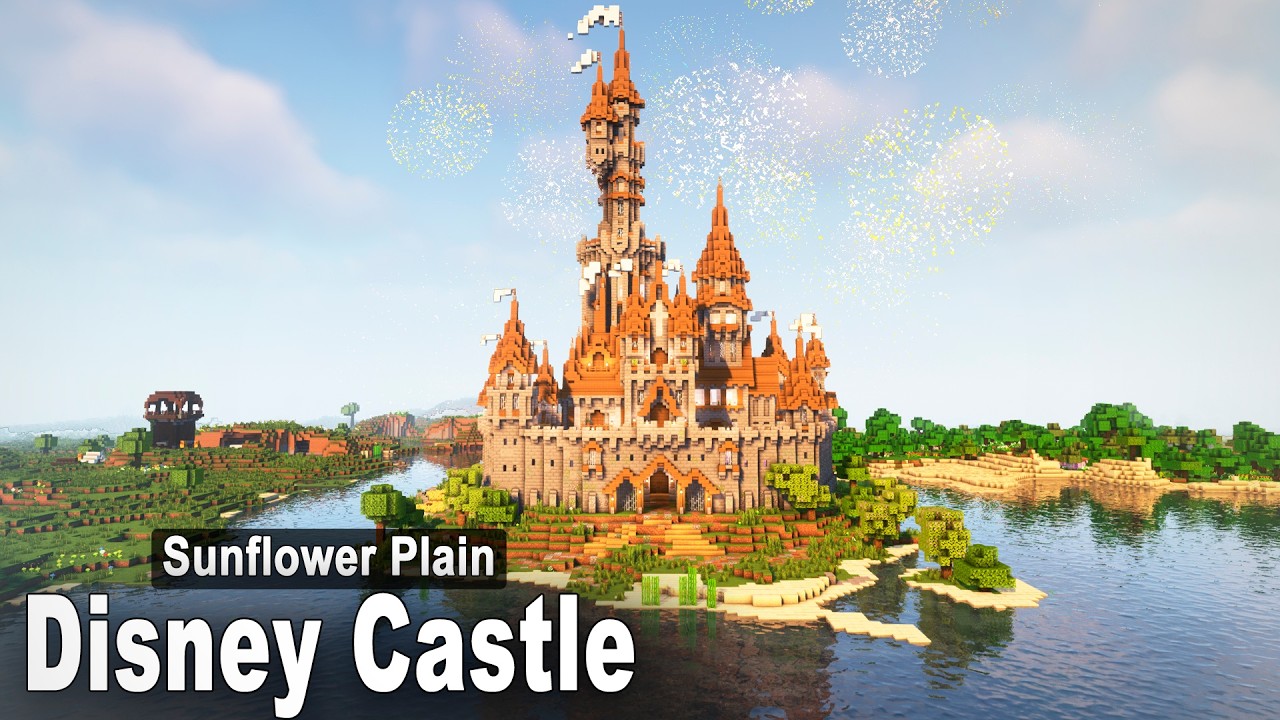 Minecraft: How to build a Disney Castle | Tutorial Part.1 - マイクラビルダーズ