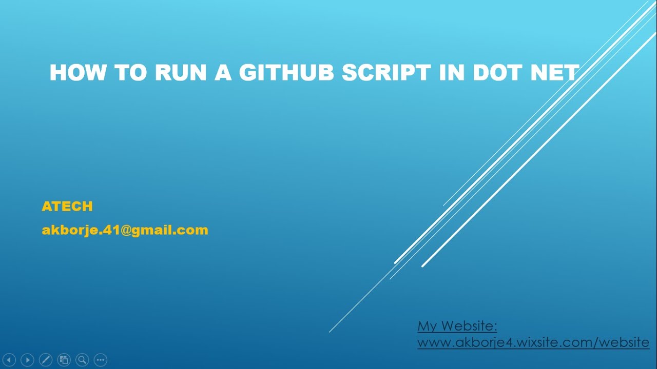 How to run a GitHub repository  project in dot net | How to run a GitHub project in visual studio