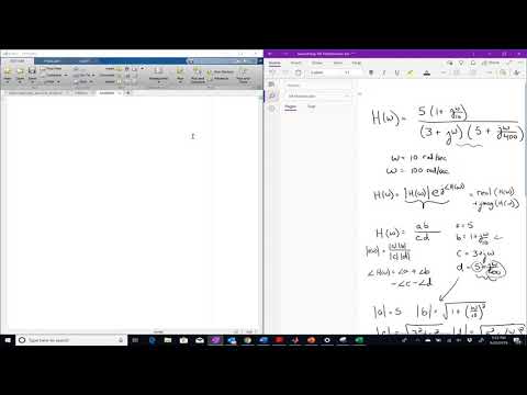 Example: Computing magnitude and angle of a complex function