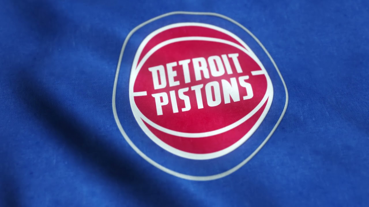 Detroit Pistons Logo Flag Animation Loop