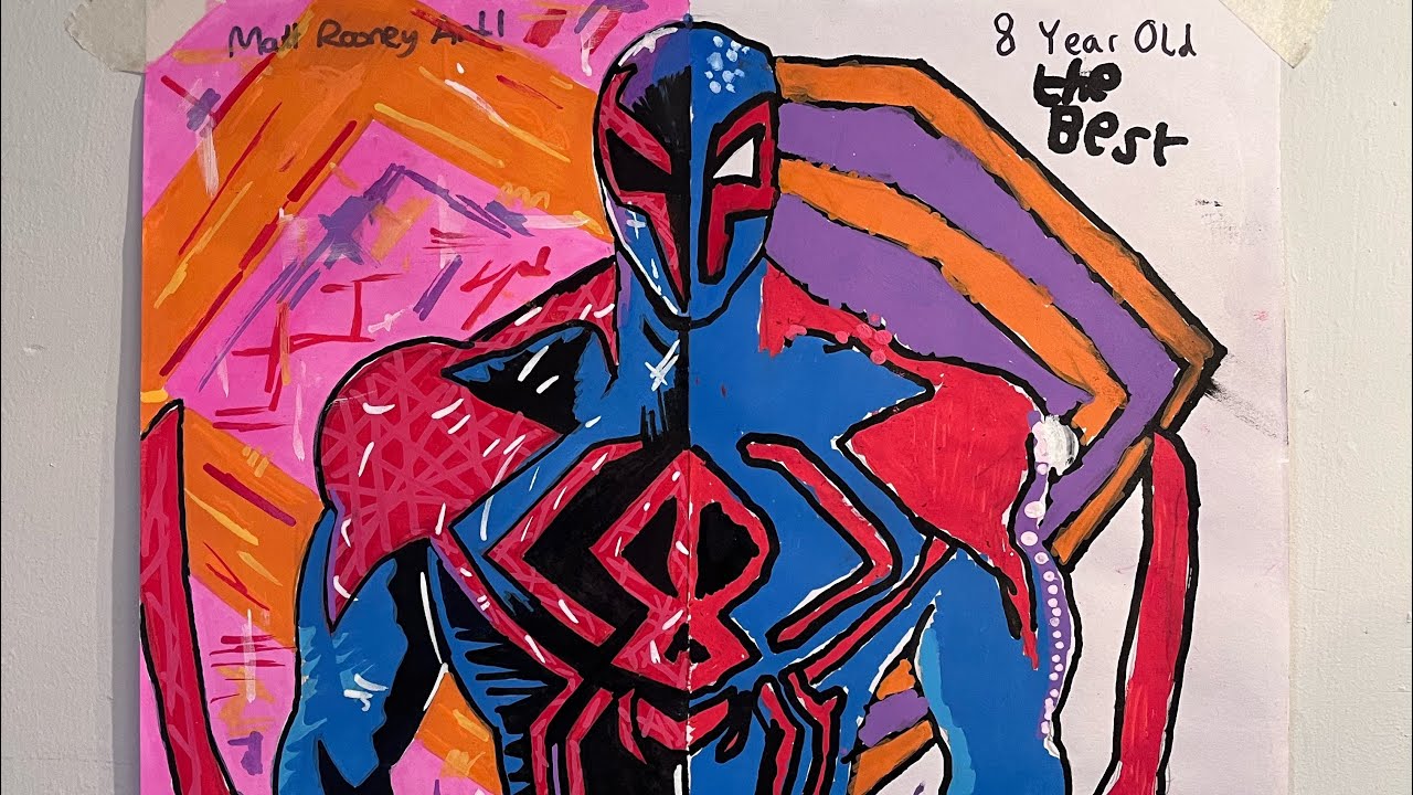 Drawing Spiderman 2099 Challenge