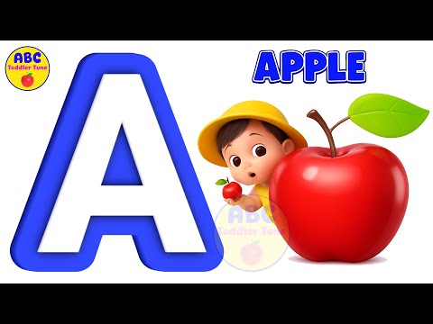 Phonics Song 2 with TWO Words | A For Apple , A For Ant | ABC Alphabet Songs for Toddlers