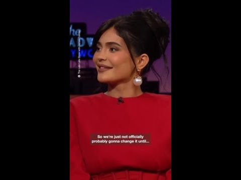 Kylie Jenner announces son's new name