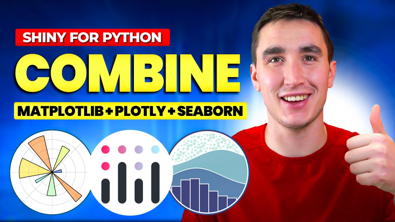 How to combine Matplotlib, Plotly, Seaborn, & more in a single Python Dashboard! (Shiny for Python)