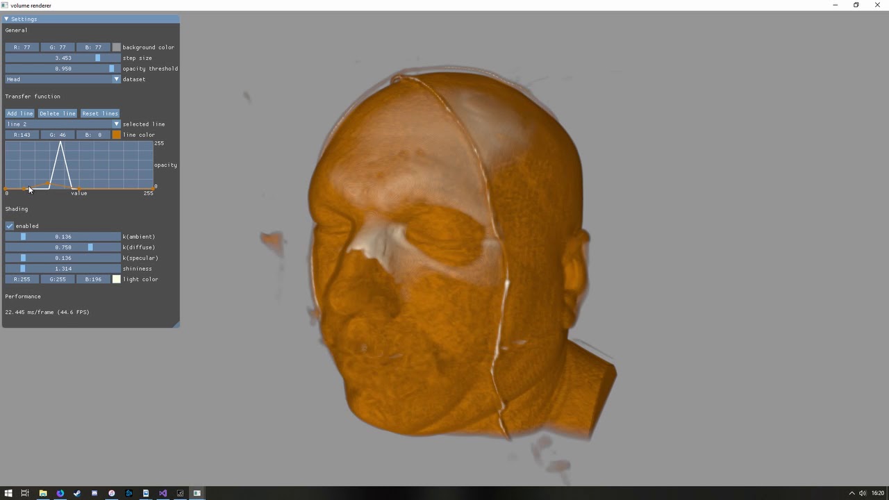 Interactive Volume Rendering Demo