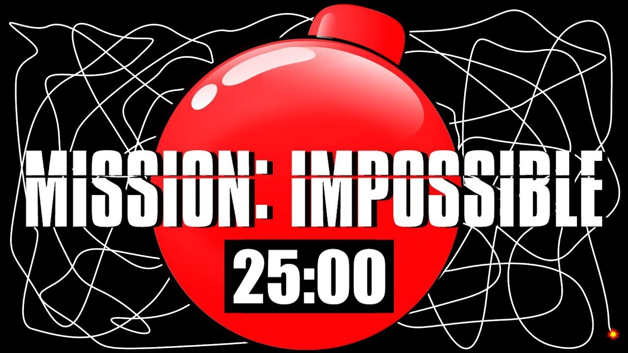 25 Minute Timer Bomb [MISSION IMPOSSIBLE] 💣