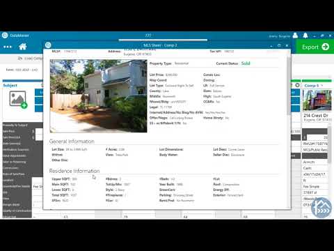 DataMaster Pro - MLS Sheets