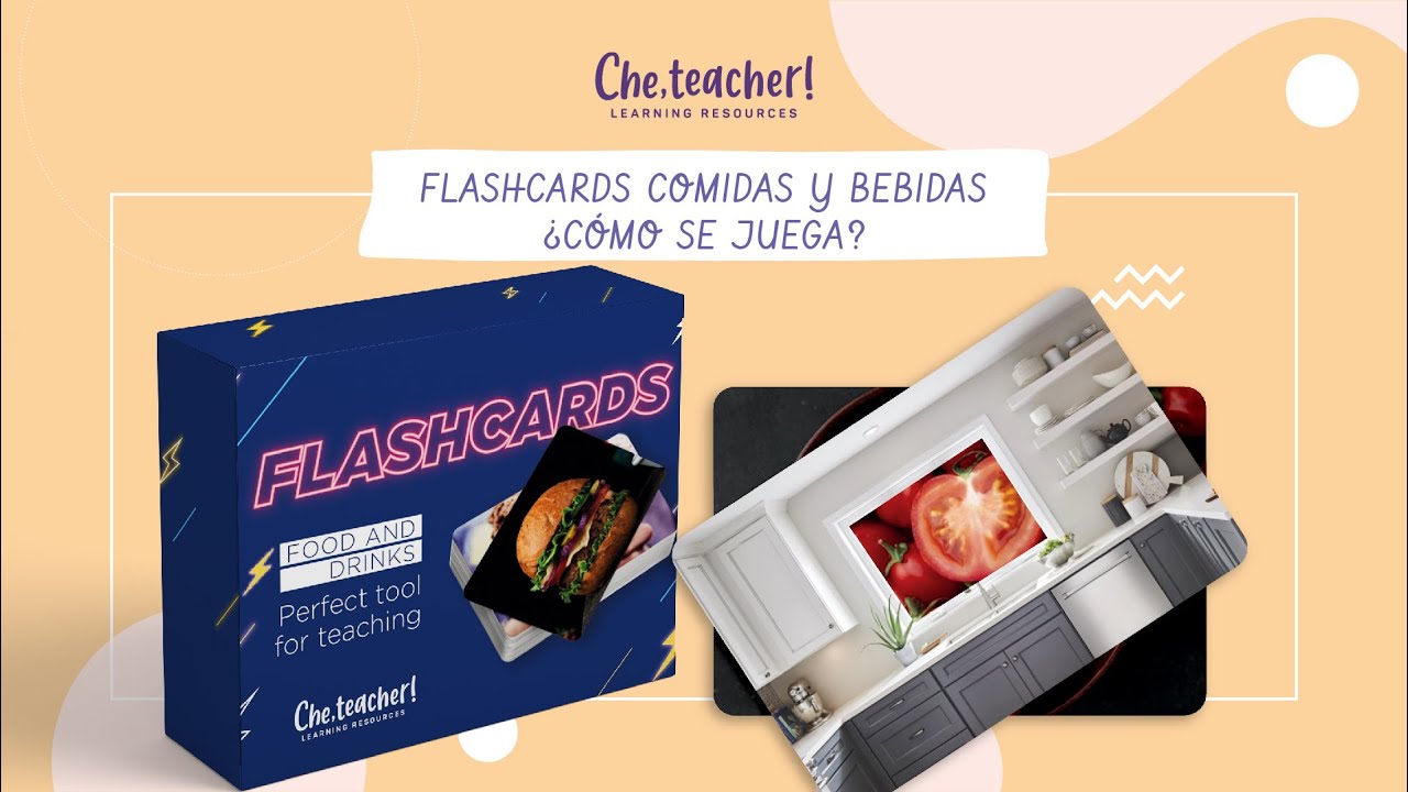 Flashcards comidas y bebidas