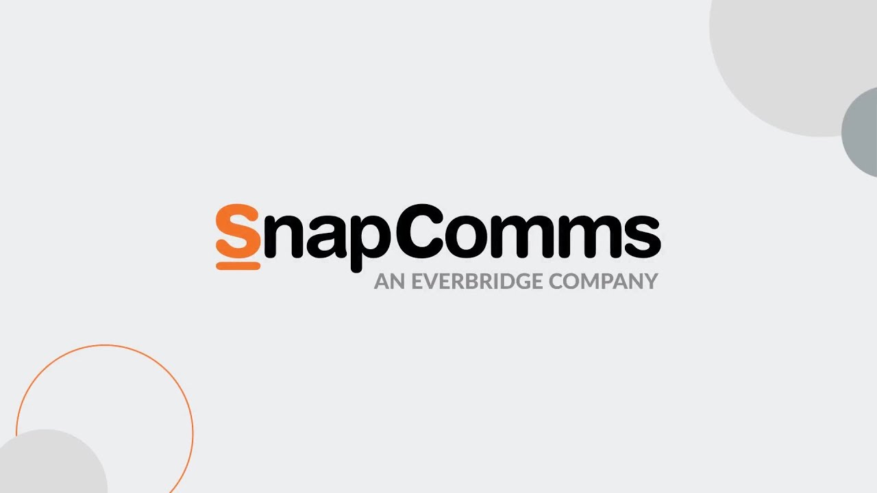 SnapComms   Getting Started Overview