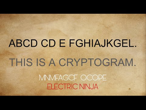 Cryptograms - How to Solve a Cryptogram