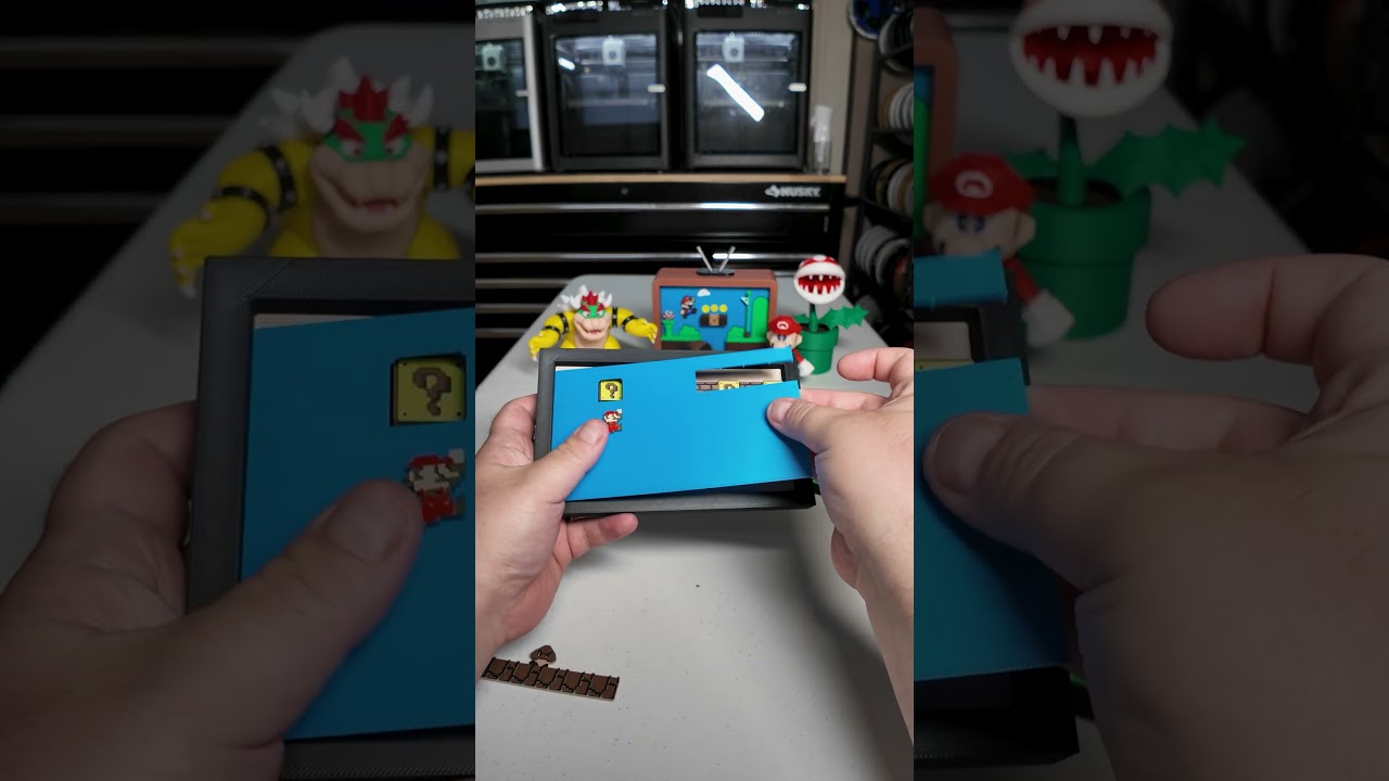 3D Printed Super Mario Bros Wall Art