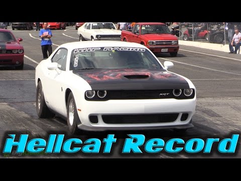 World's Fastest Challenger Hellcat Sets New 1/4-Mile Record, Out for ...